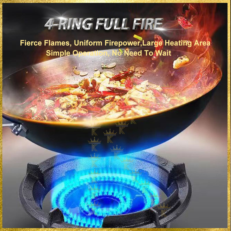 Heavy duty burner single burner gas stove Household Automatic Ignition ...
