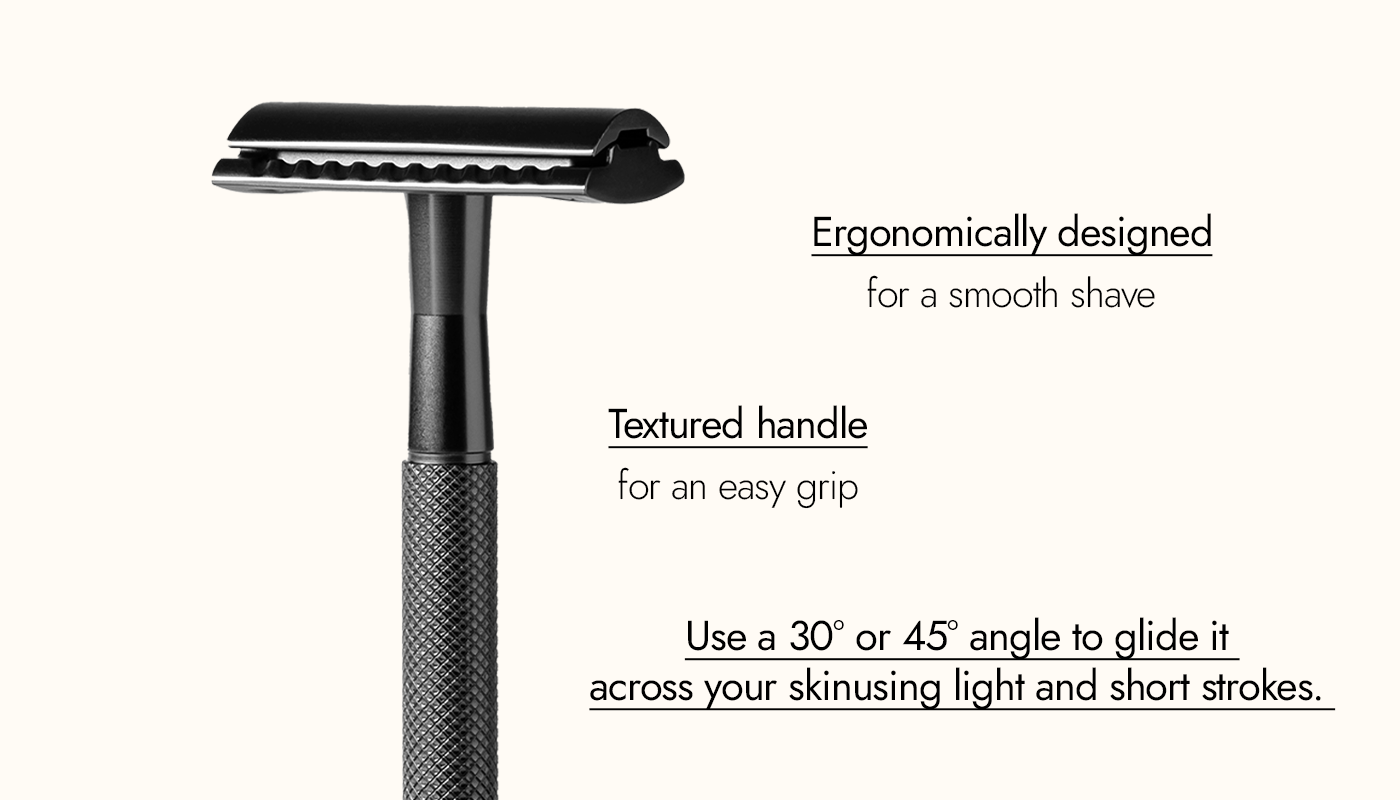 The Collective Razor in Taro w/ 10 refillable blades (Reusable | Easy ...
