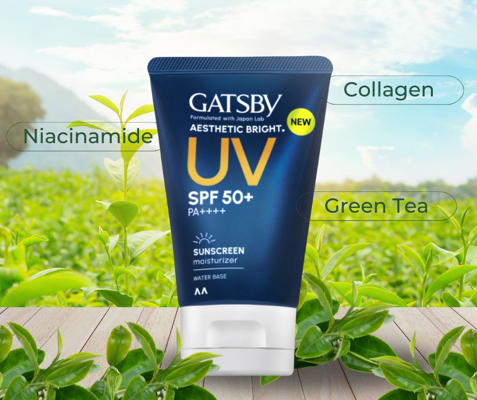 GATSBY AESTHETIC BRIGHT MOISTURIZER SUNSCREEN 40ml | Shopee Philippines