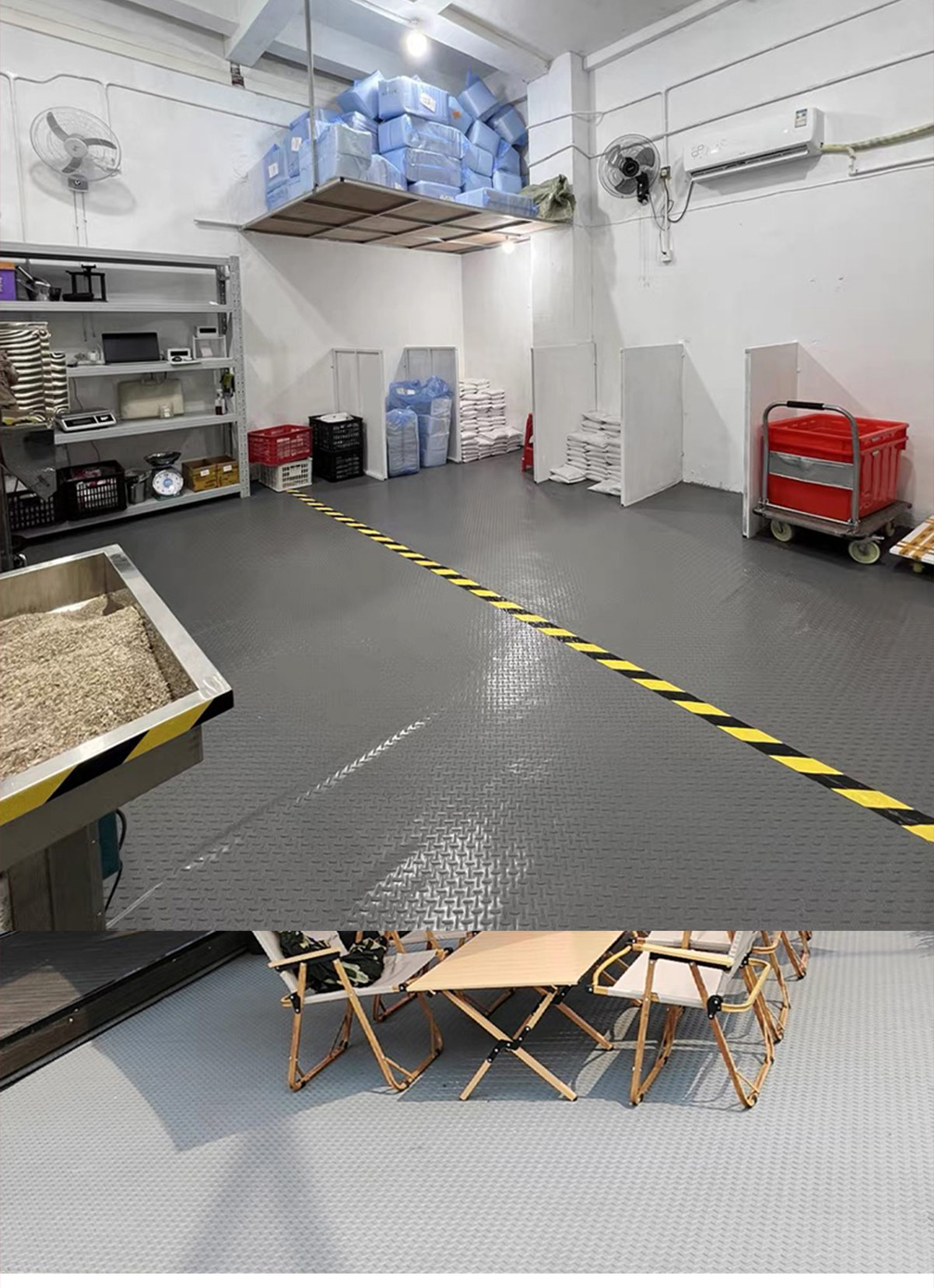 Anti-Slip ( 2-15M) Checker Plate Rubber Matting Flooring Matting Home Improvement Indoors Or ...