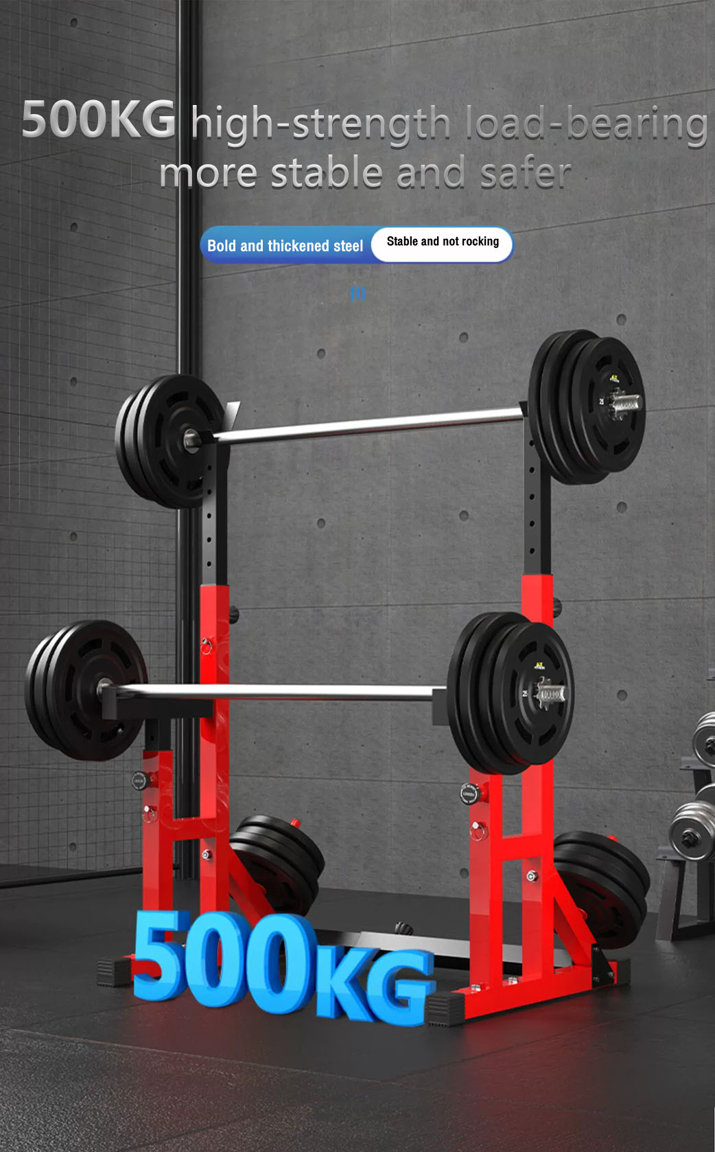 MIKLING bench rack squat rack weightlifting bed multi-functional home ...