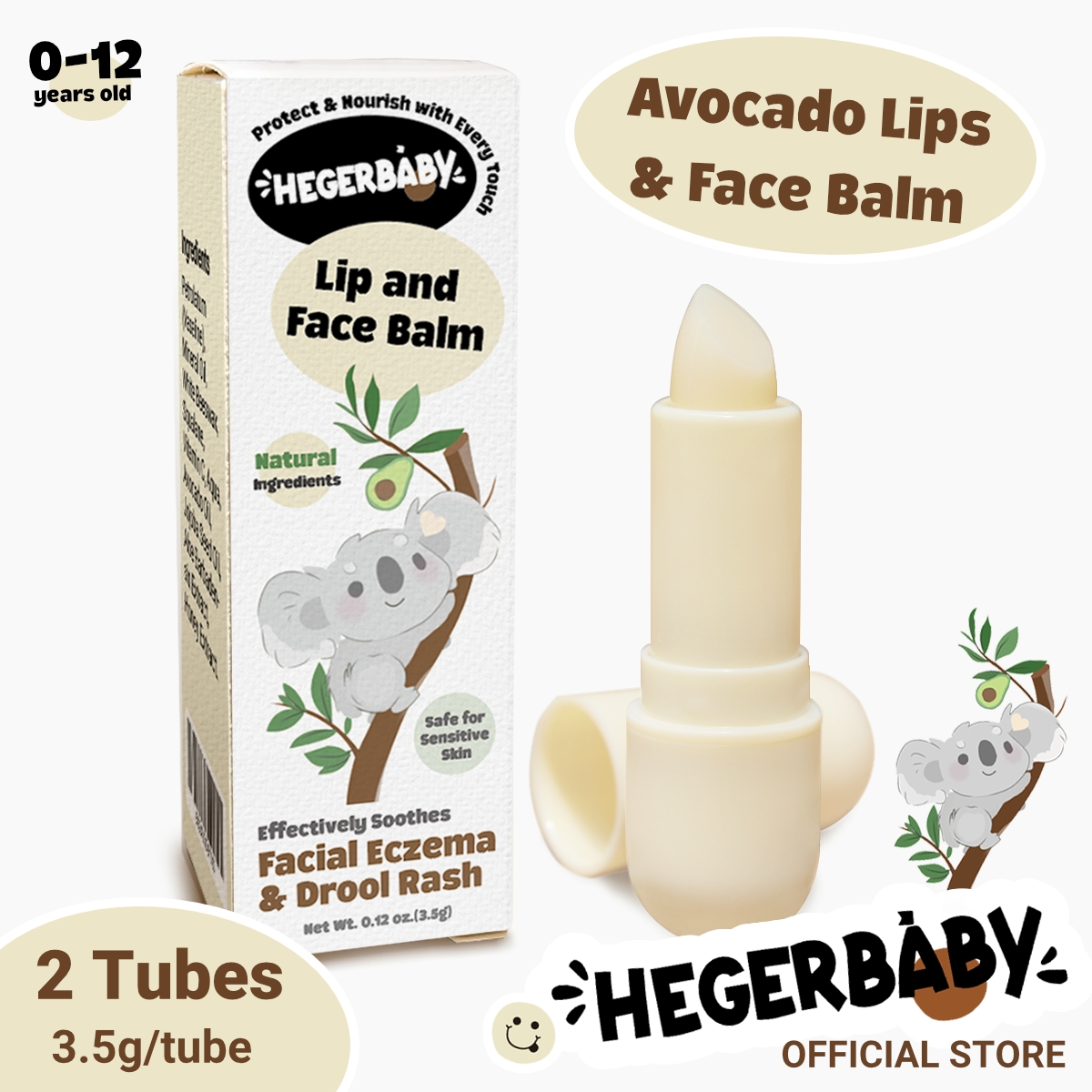 Hegerbaby Vaseline Lip & Face Balm - For Baby Moisturizing And ...