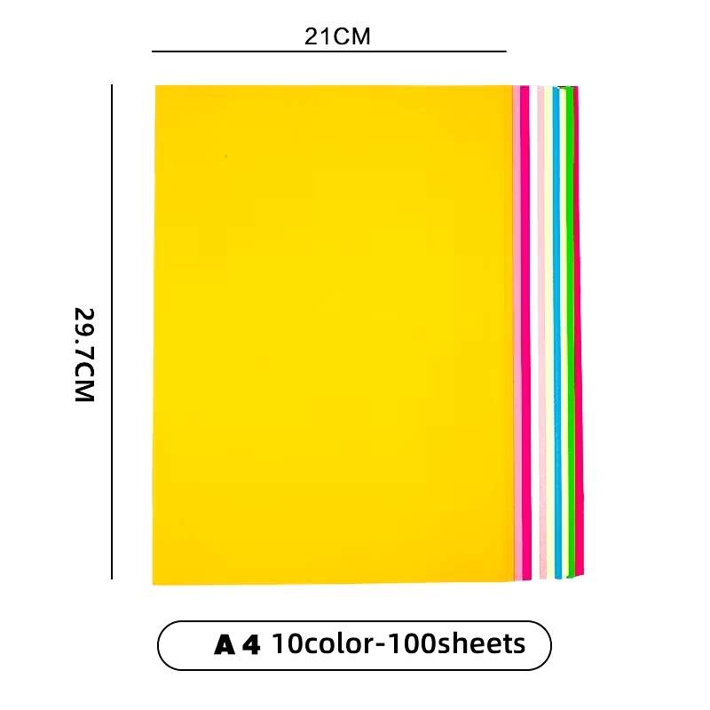 A4 Color Paper 100 Sheets (210x297mm) - Inkjet Orisami Pintar Paper ...