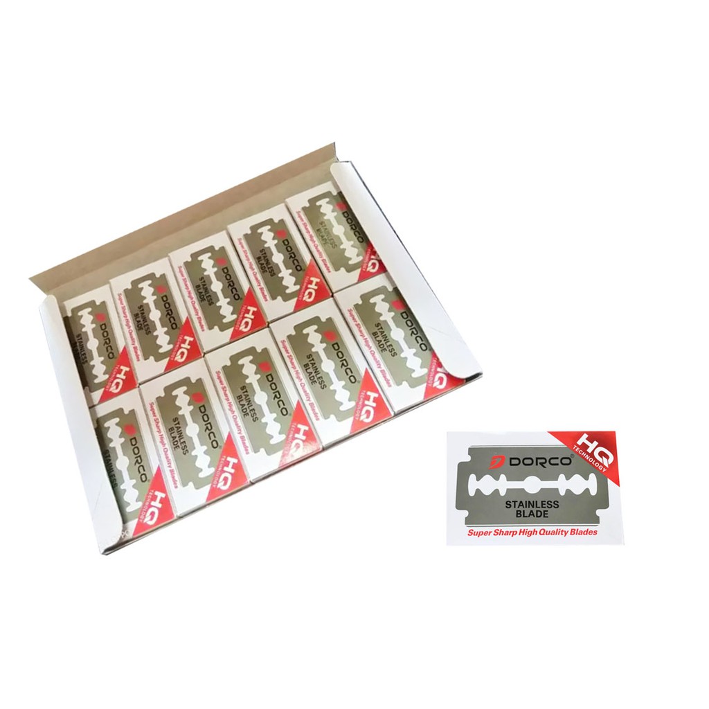 100 piece packManual Razor Blade Double-sided blade Razor Old Fashioned ...