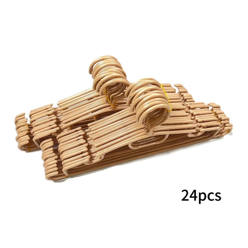 36PCS Plastic Adult Hangers Round Concave and Convex Design Anti ...
