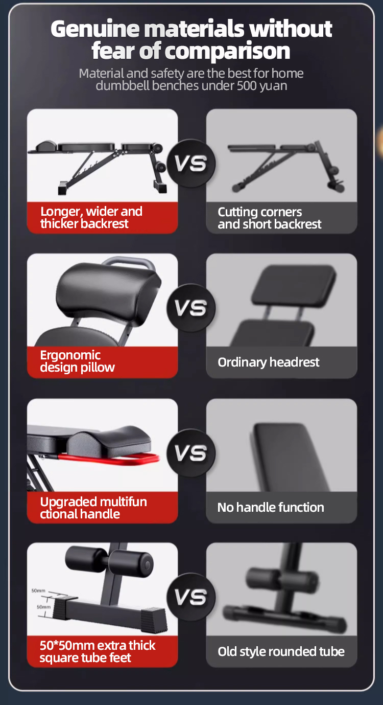 ADKING Dumbbell bench bench press bench sit-up board barbell fly bench ...