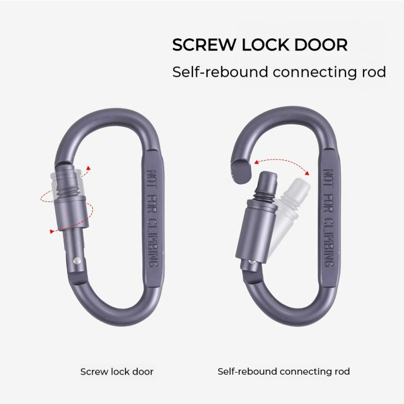 Northhike Carabiner Aluminum Alloy Locking Hanging Hook Locking Hook ...