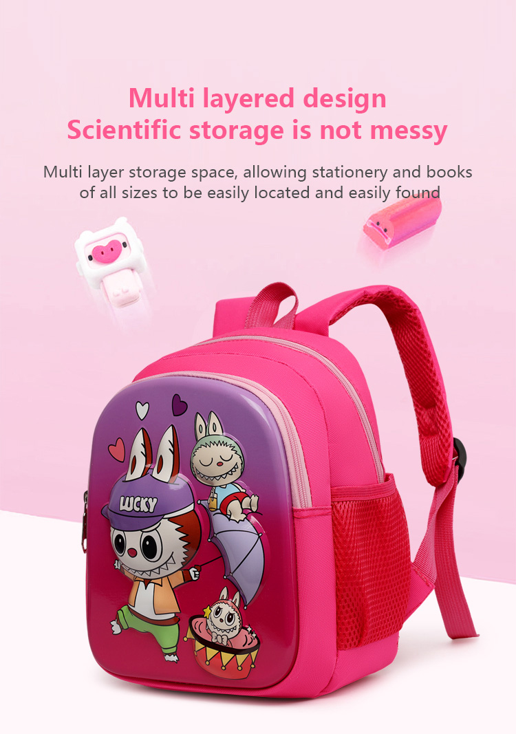 Kindergarten backpack cartoon animation children boys\girls outing ...