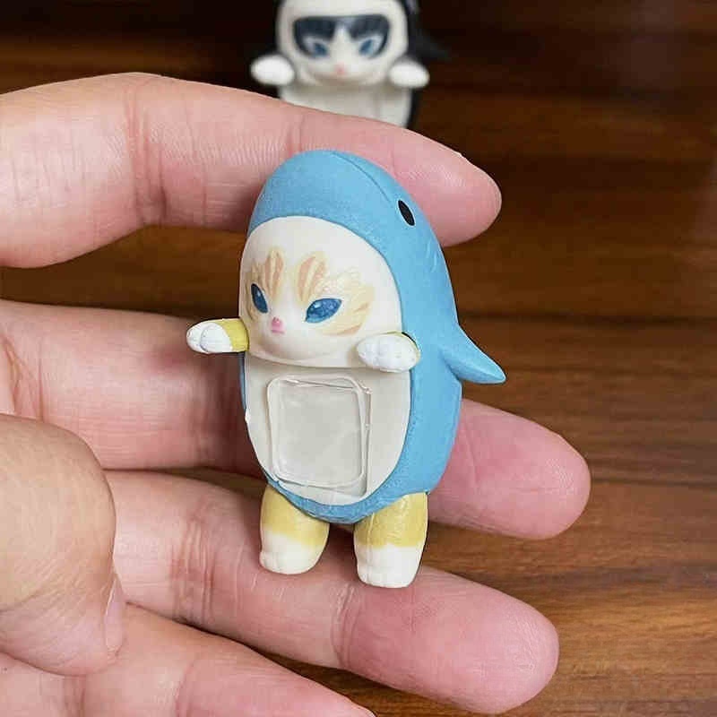 Sonny Angel Mofusand Shark Cat Blind Box Kawaii Animal Mini Figure ...