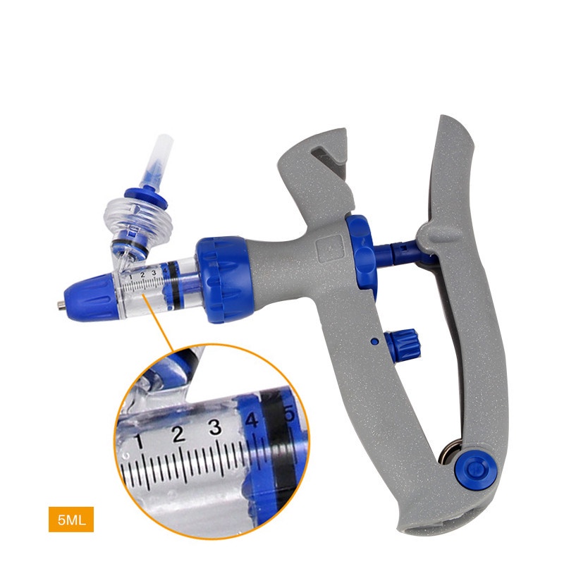 (COD)1ml 2ml 5ml syringe veterinary continuous syringe + 10pcs needles ...