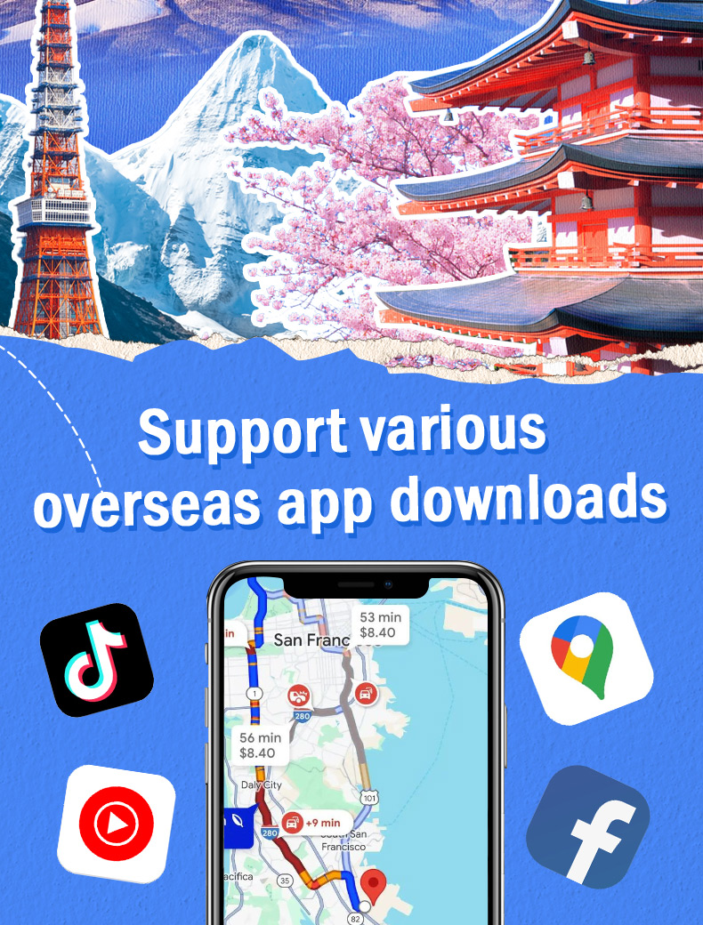 China+Hong Kong +Macau Travel SIM ( 3-15GB 3-30days) 4/5G DATA SIM card Universal for 3 places ① ...