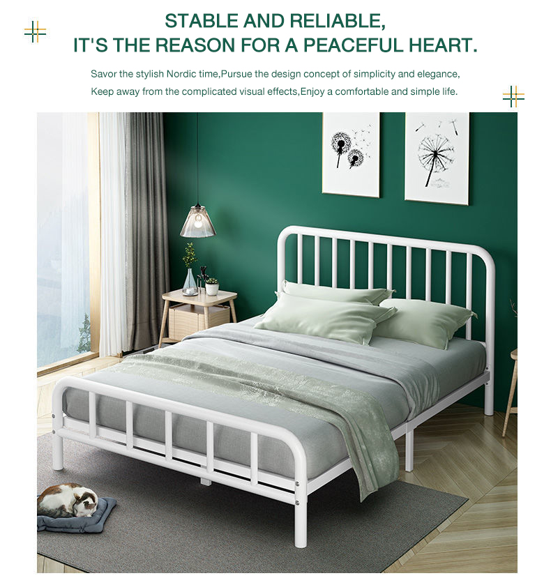 COD Ford Metal Bed Frame Sturdy KingQueen Size Bed Frame Double/Single ...