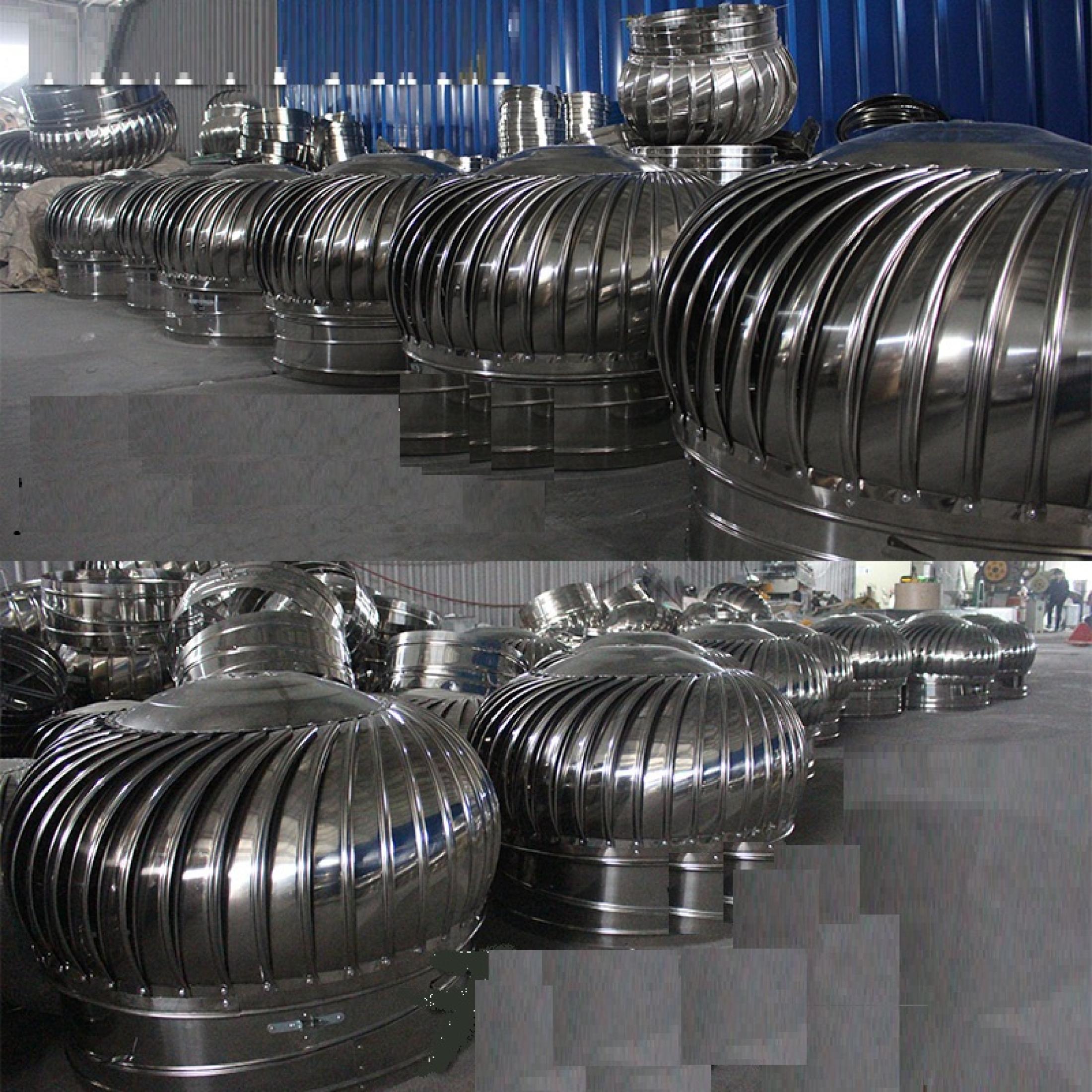 500mm Roof Whirl Turbine Ventilator Powerless Fan for Cooling Exhaust ...