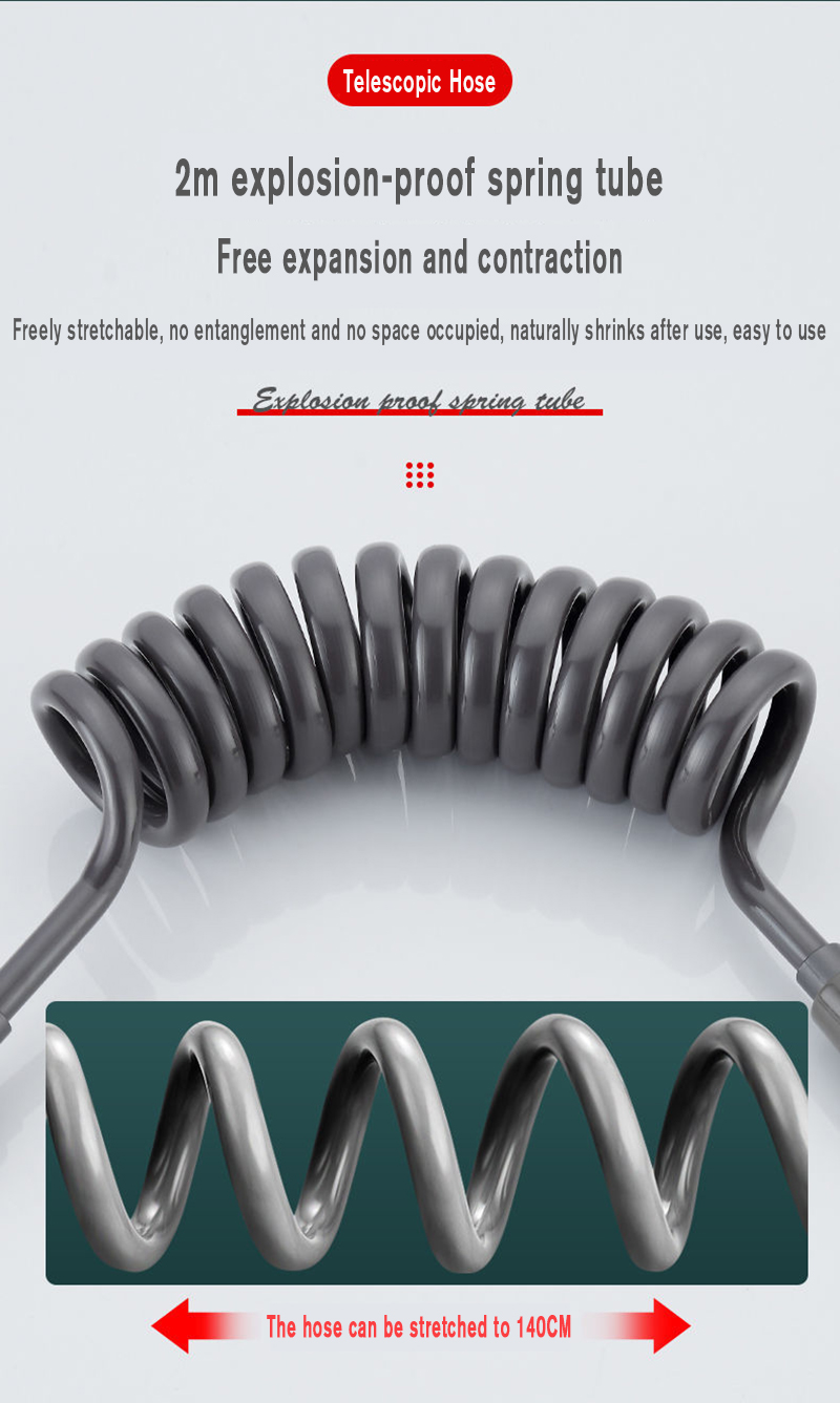 Handheld Bidet Sprayer Set Spray Gun Bathroom Self-Cleaning Handheld ...