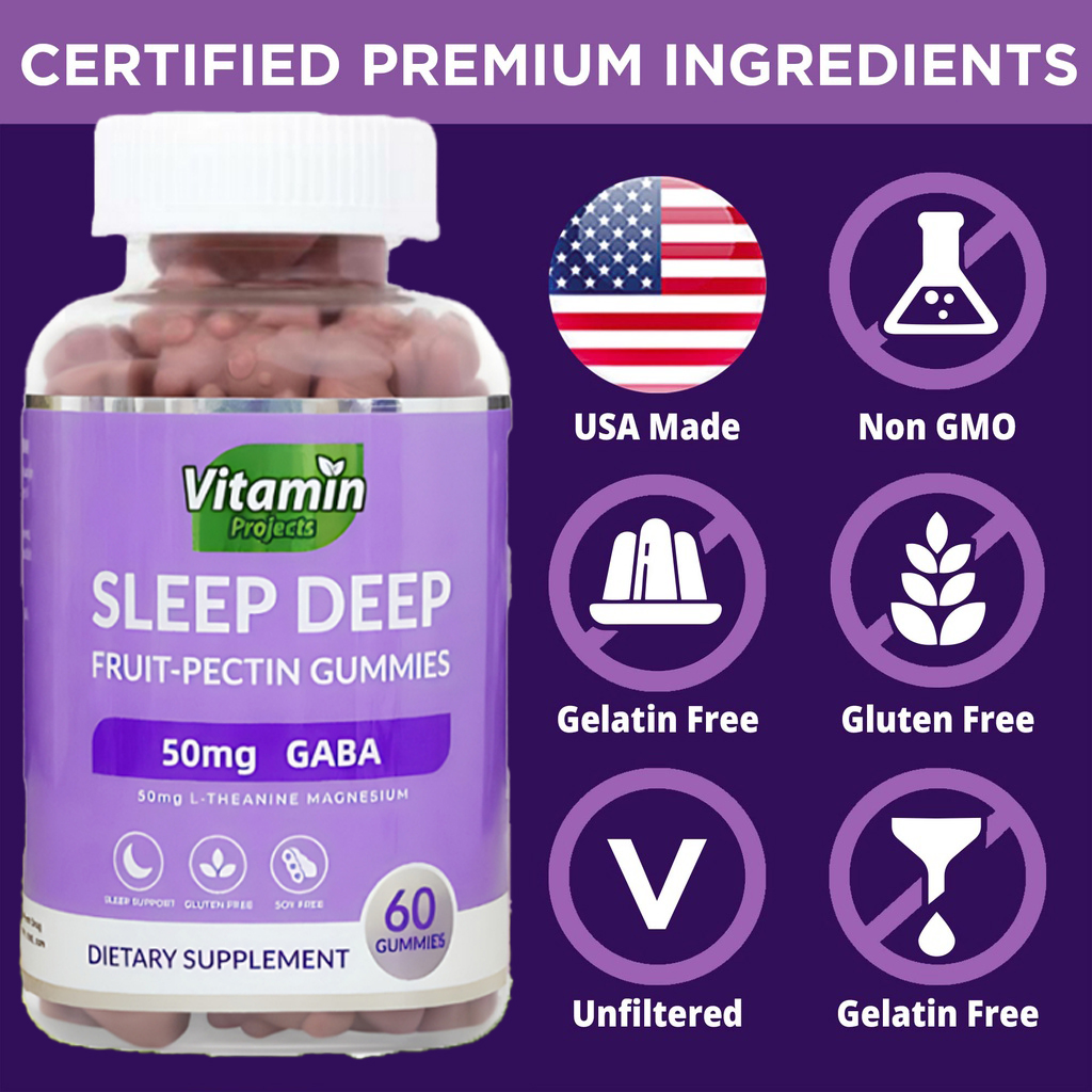 Sleep Deep Melatonin Gummies for Sleep Improvement Aid Relax Anti ...