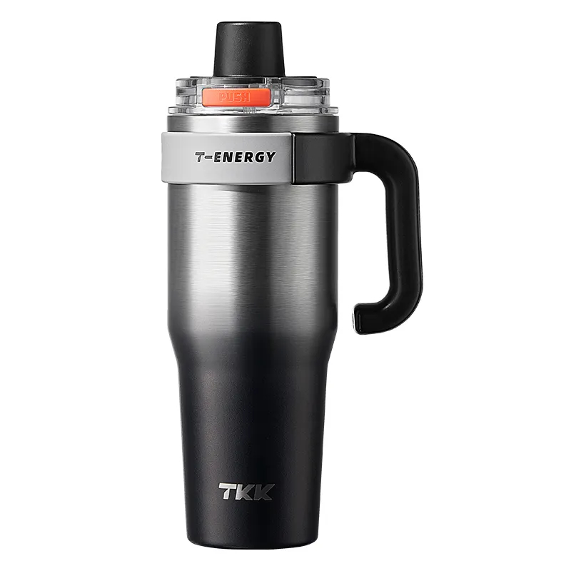 TKK Tumbler Hot And Cold 1200ml Large Capacity Insulated Cup 1.2L SUS 316 Ceramic Coated Liner ...