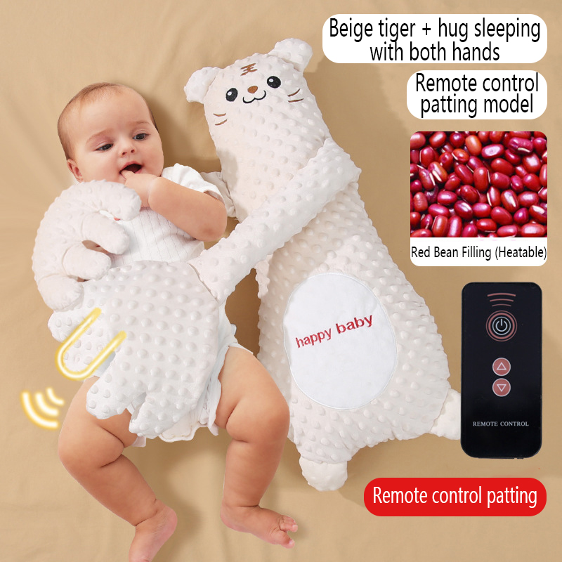 Baby Hugging Pillow Baby Patter for Sleep Automatic Tapping Palm/Doll ...