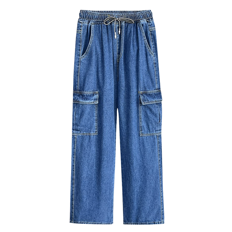 Cargo Pants For Men denim cargo pants wide leg jeans men maong cargo ...