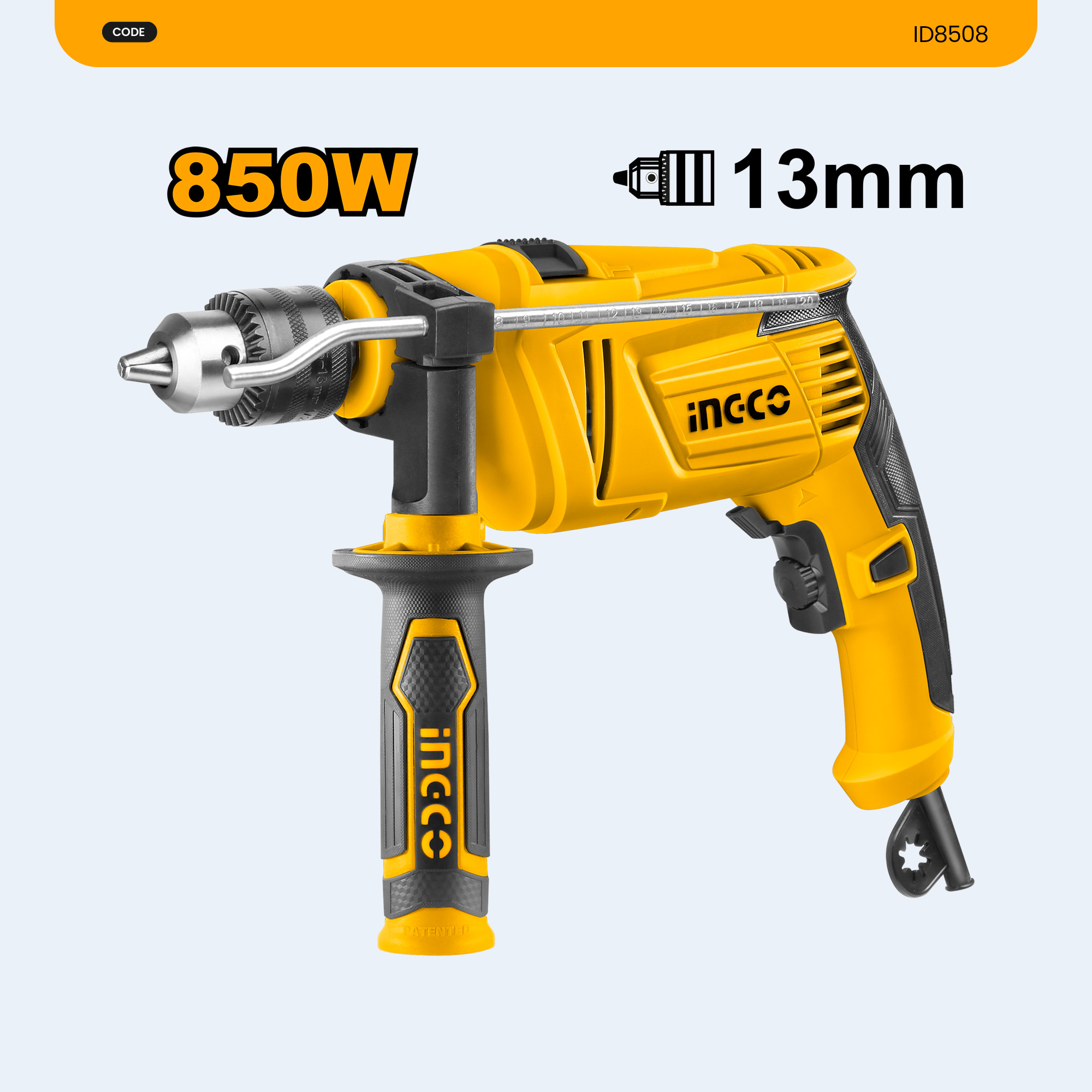Ingco 810W/850W Impact Hammer Drill 13mm Concrete Drilling Electric ...