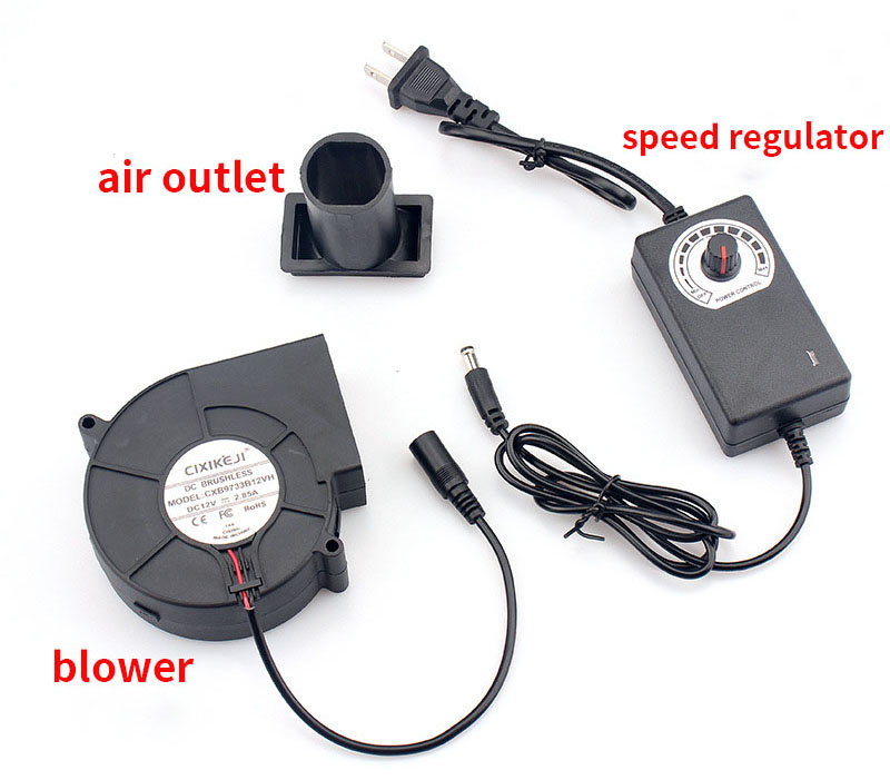 12500RPM Portable Blower Fan Electric Blower Adjustable Speed Blower ...