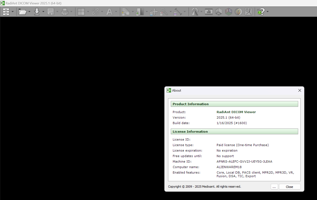 RadiAnt DICOM Viewer 2025.1 | FULL VERSION | LIFETIME USE | COMES IN A ...