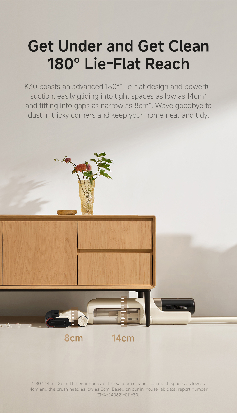 MOVA K30 Mix Wet and Dry Vacuum Cleaner Floor Washer 60°C Hot Air ...