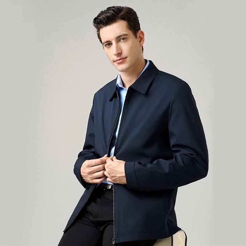 Formal jacket for men Corporate Jacket Lapel Bomber jacket Casual ...