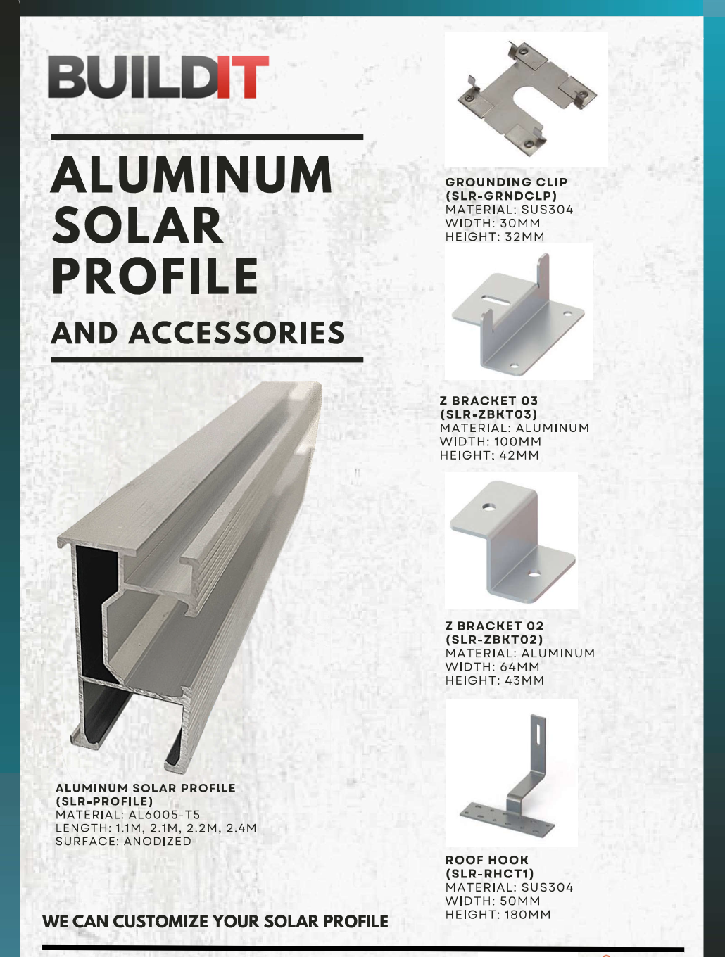 BuildIt Roof Hook | Solar Mounting Accessories for Solar Panel | Shopee ...