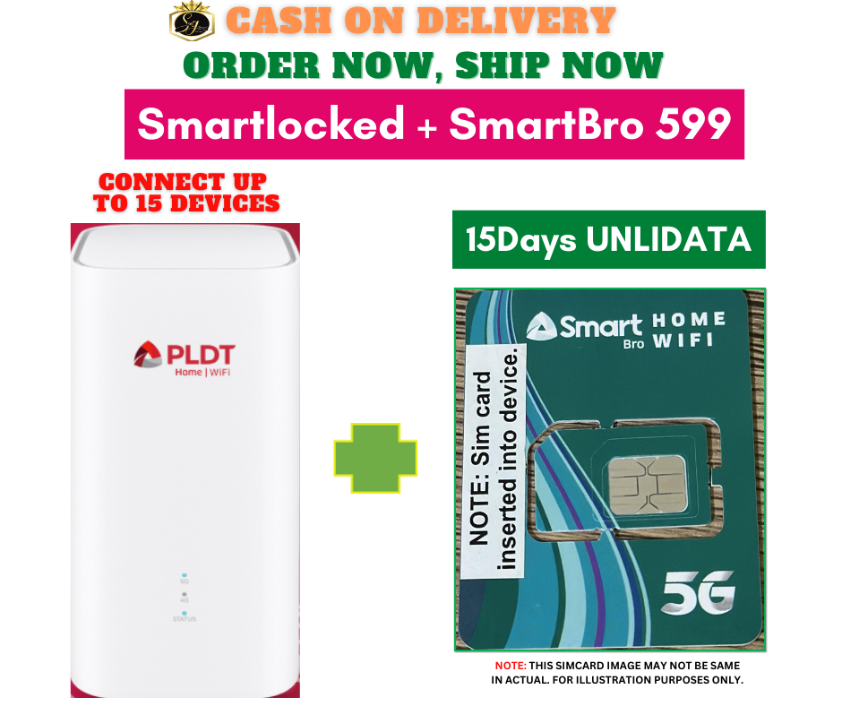PLDT/SMART Prepaid Home 5G Wifi H153 +15DAYS UNLIDATA | Shopee Philippines