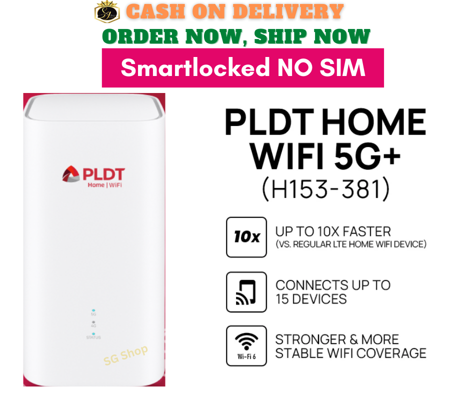 PLDT/SMART Prepaid Home 5G Wifi H153 +15DAYS UNLIDATA | Shopee Philippines