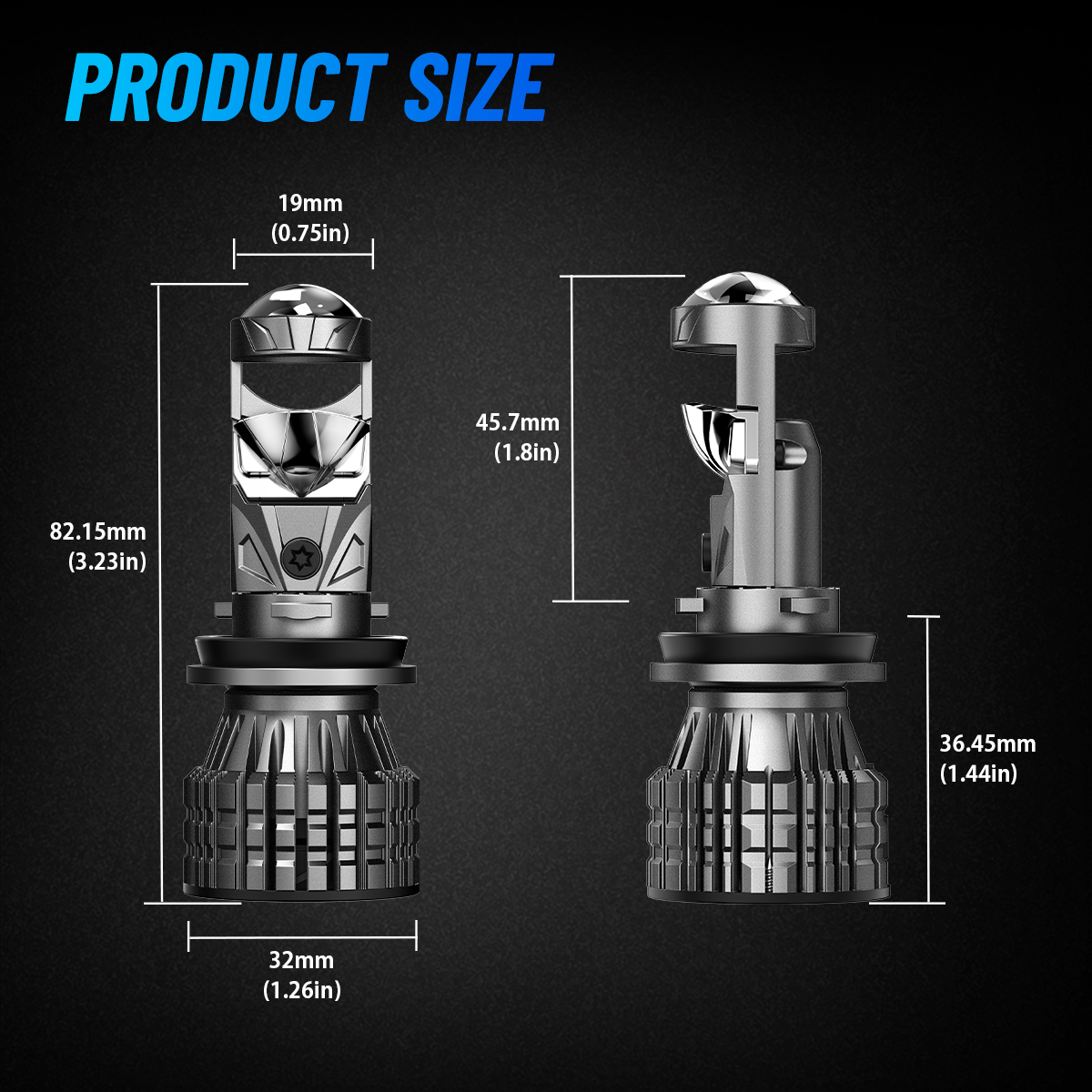 NOVSIGHT ORIGINAL N92 H4 H11 H8 120W Car LED Headlight 6500K White For ...