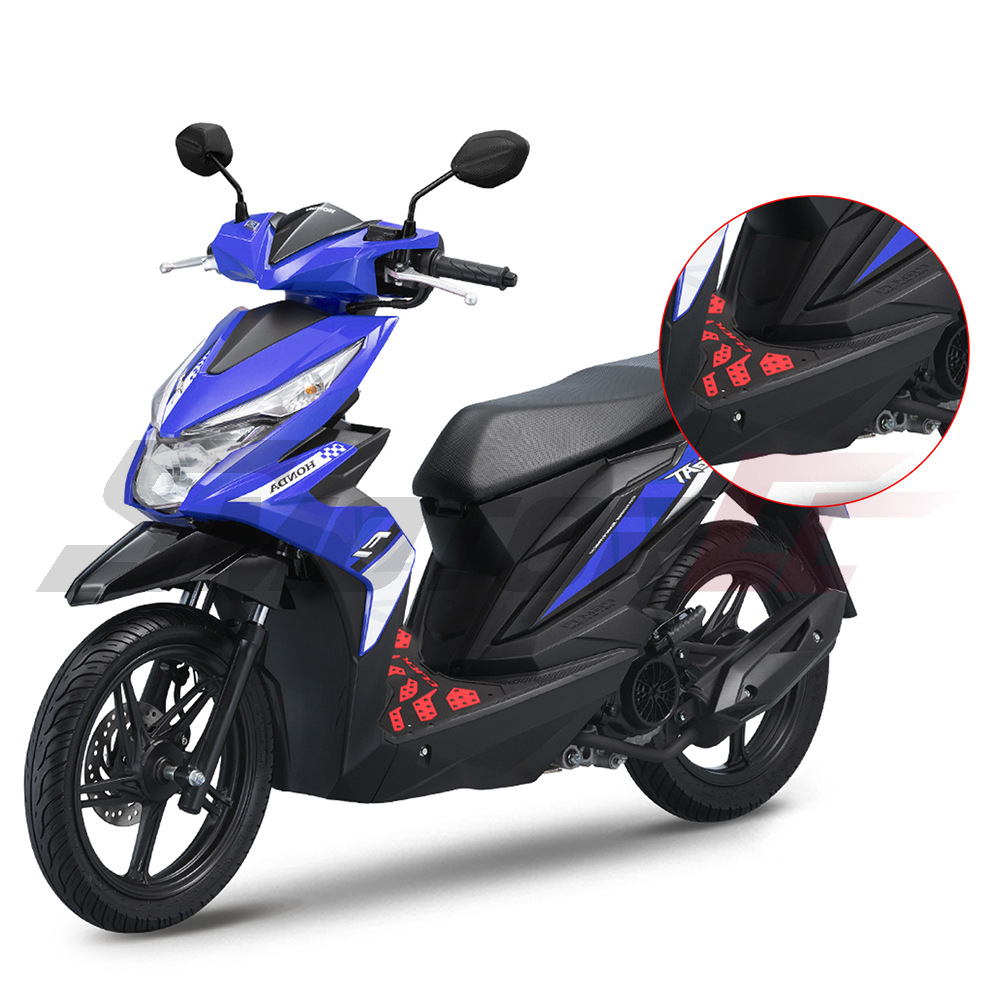 HONDA Click Rubber Footboard Matting 125i /150i With Bolts and Nuts Mat ...