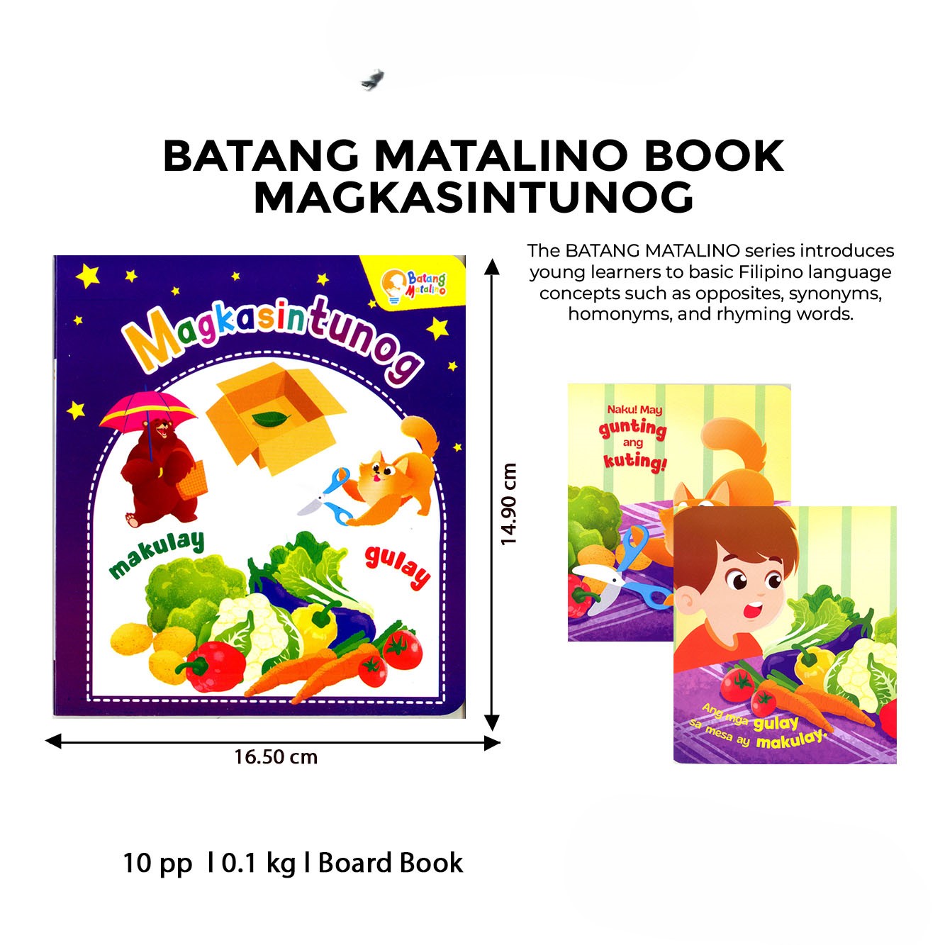 Batang Matalino Tagalog Board Books Series - Serye ng Mga Unang ...