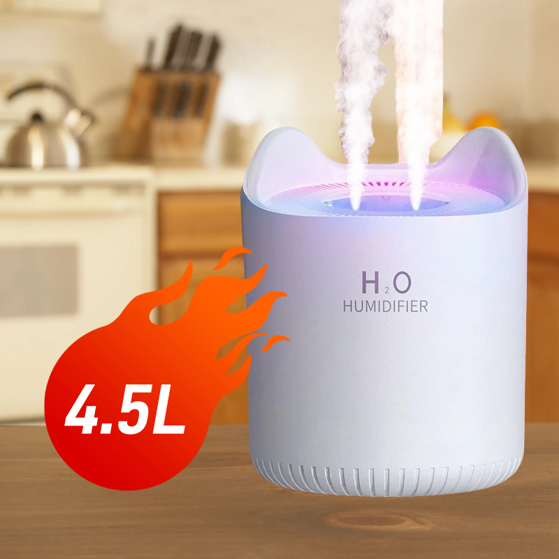 4.5L Air Humidifier with Essential Oil Humidifier for Room Humidifier ...