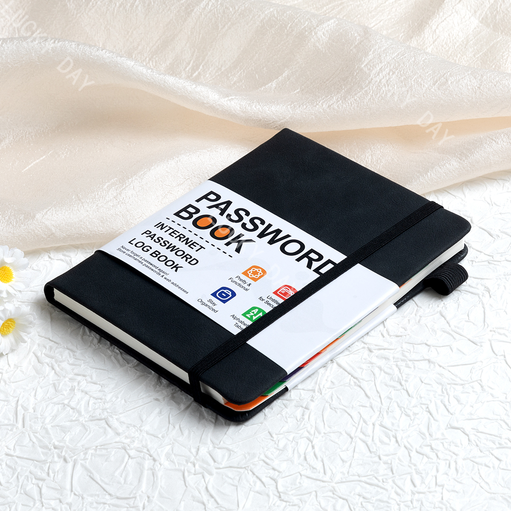 Password Book With Letter Labels Password Manager Notebook Memo Notepad ...