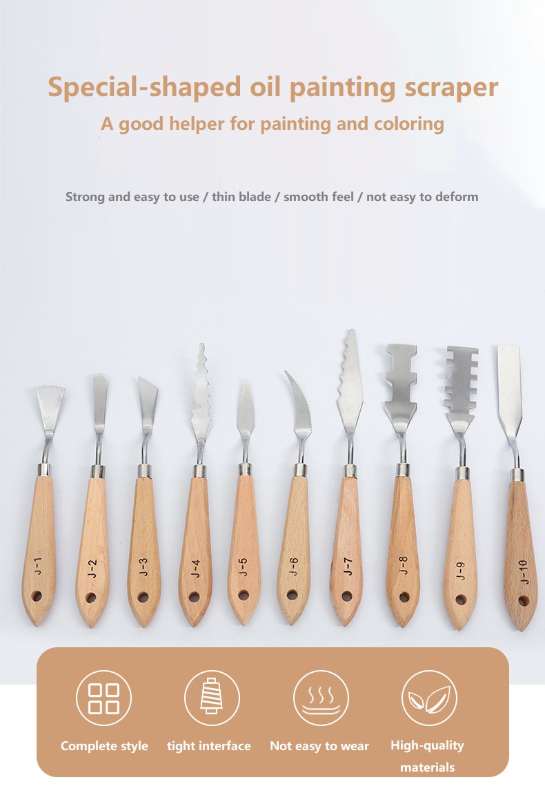 Professional Palette Knives For Artist Oil Painting Tools Mixed ...