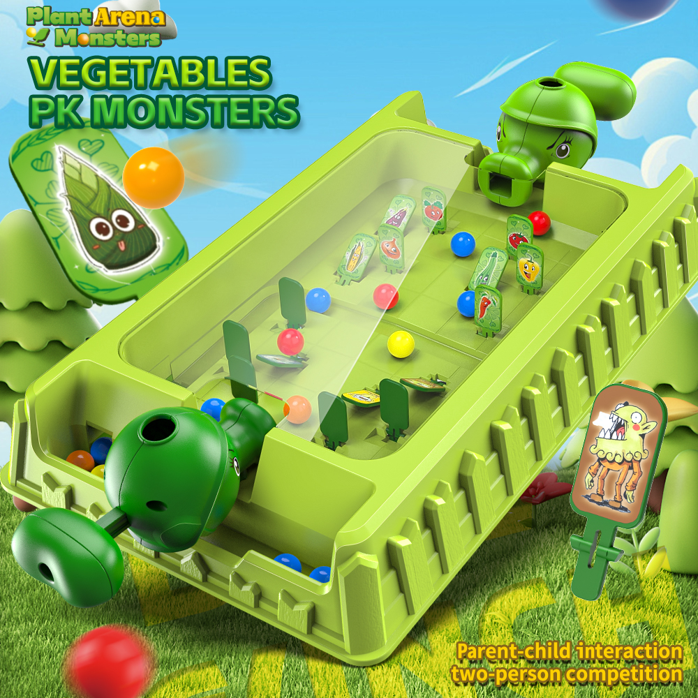 Plants vs. Zombies Pinball Shooting Machine Table Games for Kids Boost ...