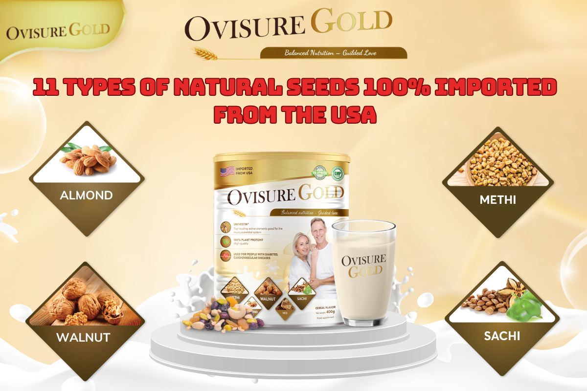 Ovisure Gold Milk Original, Organic Nut Milk Good for Bone and Joint ...