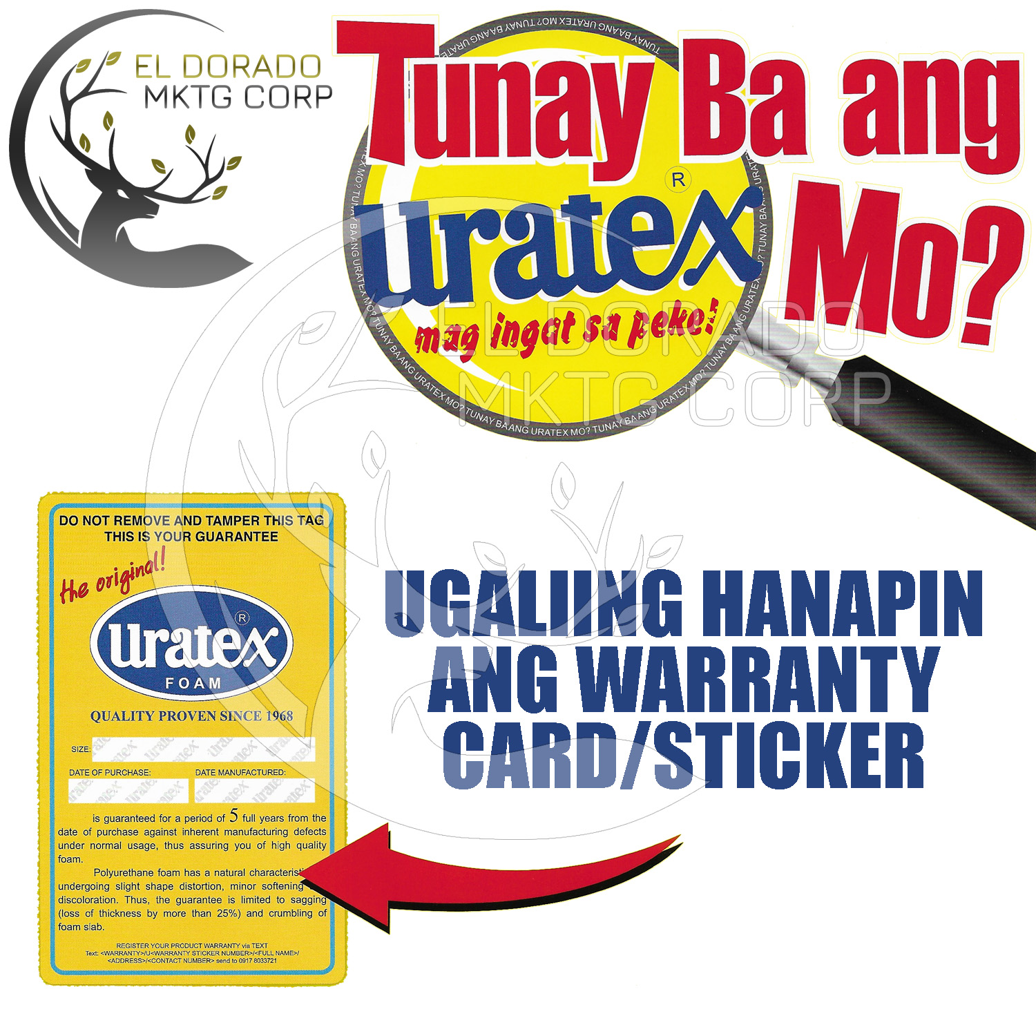 Uratex Radiant Quilted Mattress 6 inches 100% ORIGINAL single double ...