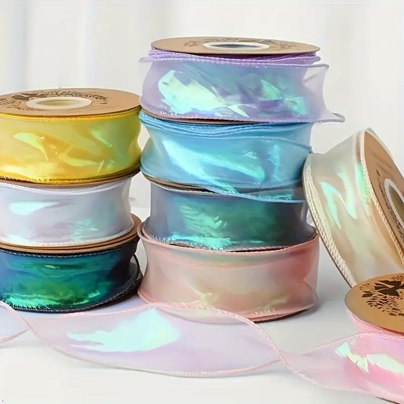 9m Fantasy Fishtail Yarn Ribbon Bouquet Home Wedding Romantic Gift ...