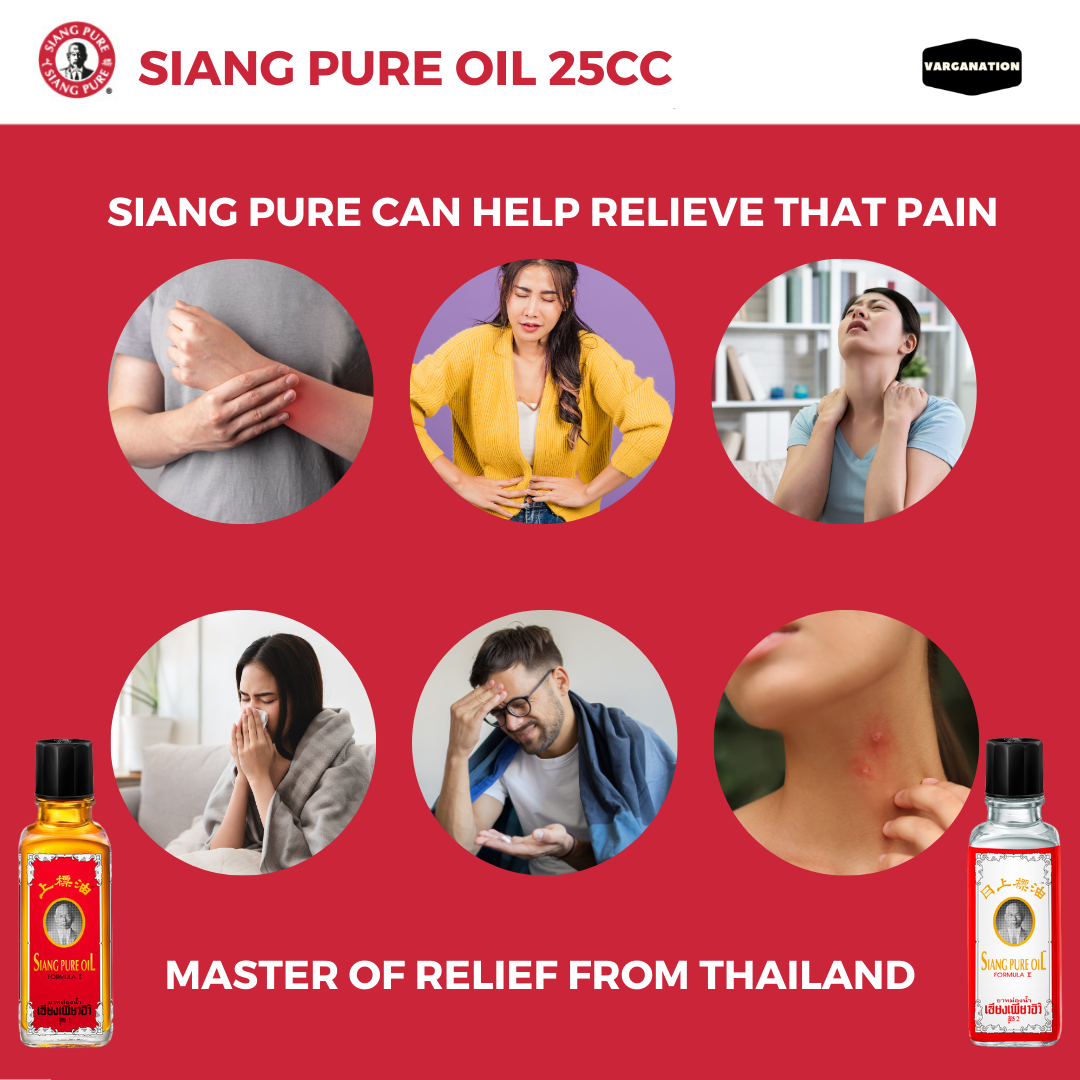 Siang Pure Oil 25ml Formula 1 Made in Thailand | Shopee Philippines