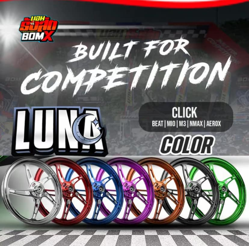 BOM X LUNA mags Bom Rangist mags For Click 125/150/Mio sporty/125i/Mio ...