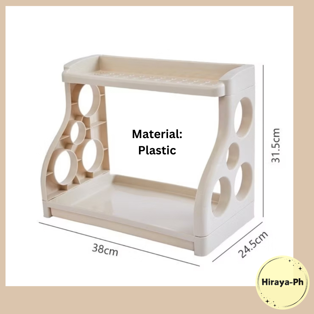 Hiraya Ph Kitchen Canister Rack Patungan Condiments Plastic Organizer ...