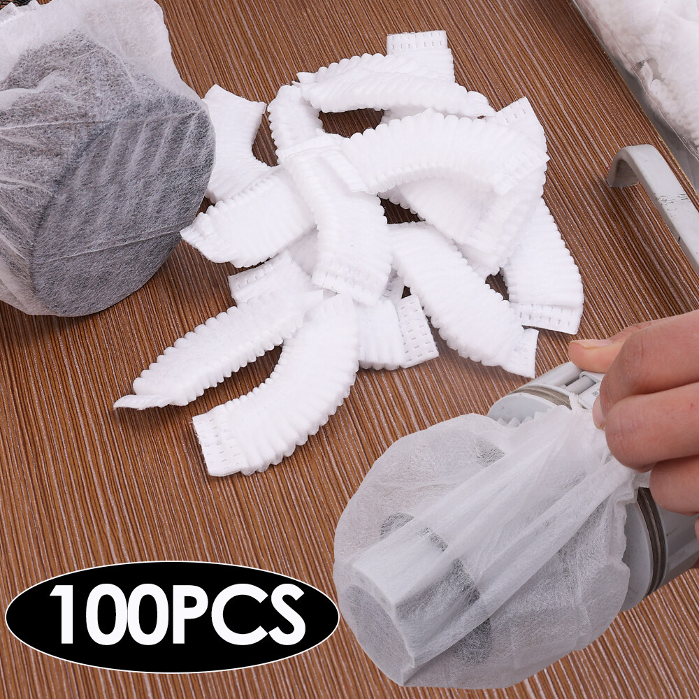 100Pcs Disposable Vacuum Cleaner Filter Element Thickened Elastic Non ...