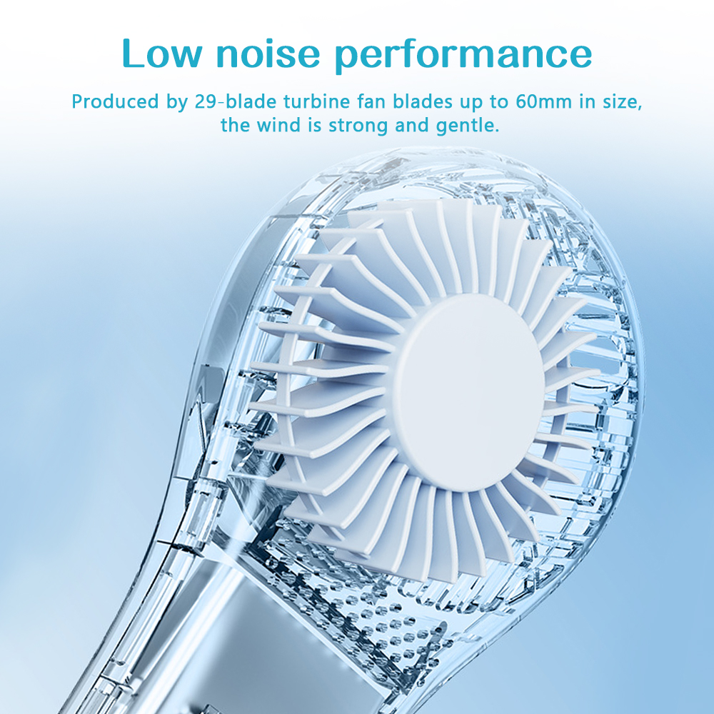 High Speed Handheld Cooling Fan Portable Cooler Ice Plate Cold Fan ...