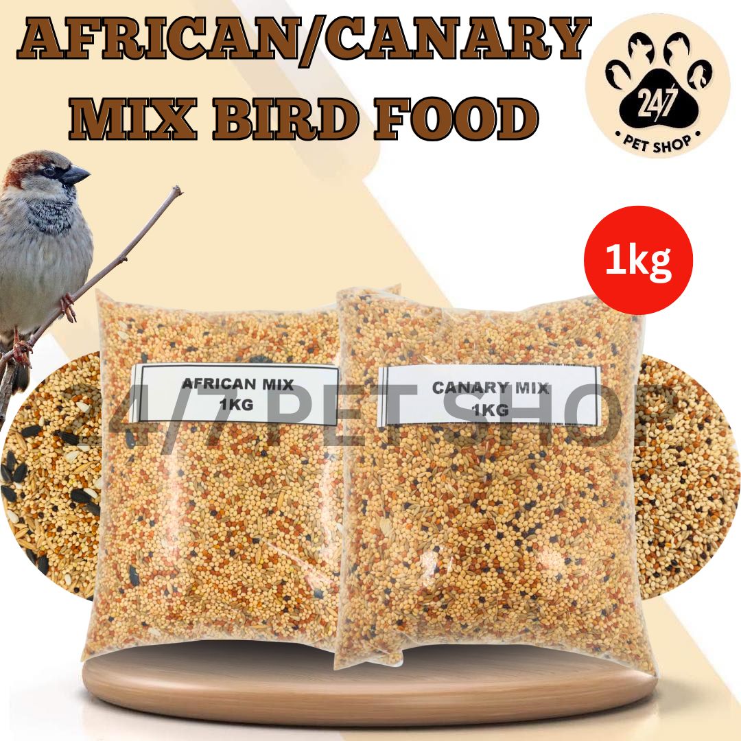 1kg All Stages African Mix Canary Mix Bird Food Nutritional Seeds Pet ...