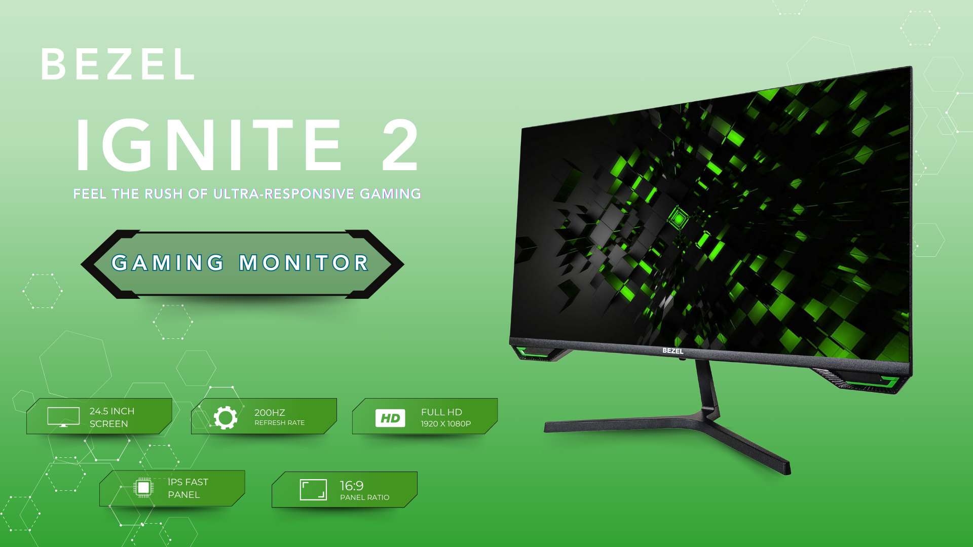 Bezel Ignite 2 - 200HZ FAST IPS Gaming Monitor | Shopee Philippines