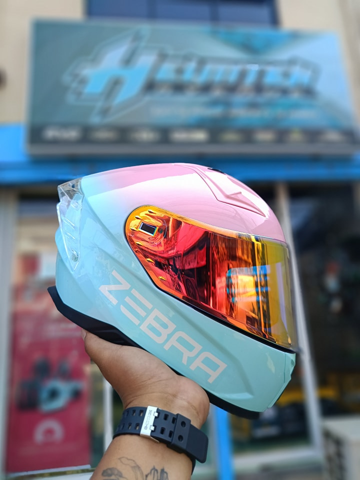 ZEBRA helmet full face motorcycle helmet dual visor for men women free ...