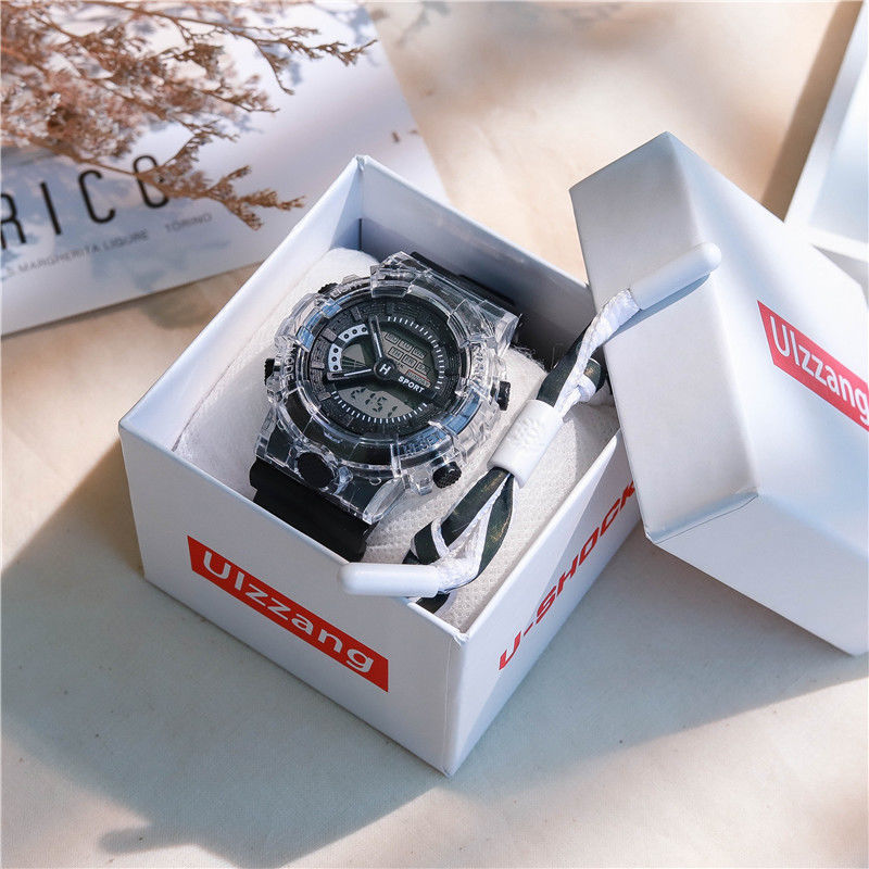 Ins Electronic Watch Waterproof Sports Relo Men's Woman Watch Macaron ...