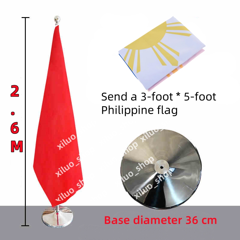 Stainless Flagpole 2mStand Flag Poles Indoor for Flags | Shopee Philippines
